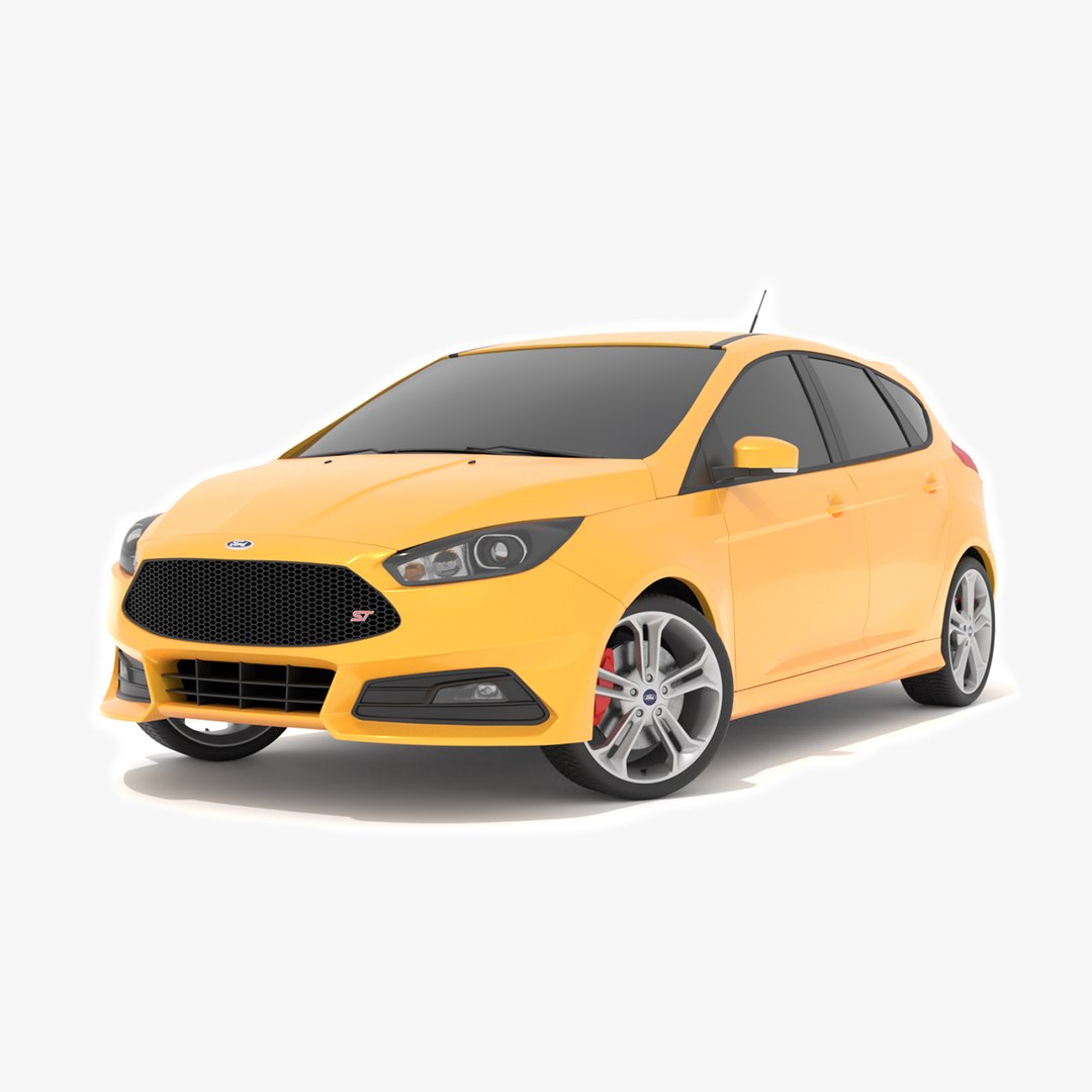3D Ford Focus Mk III ST - TurboSquid 1894496