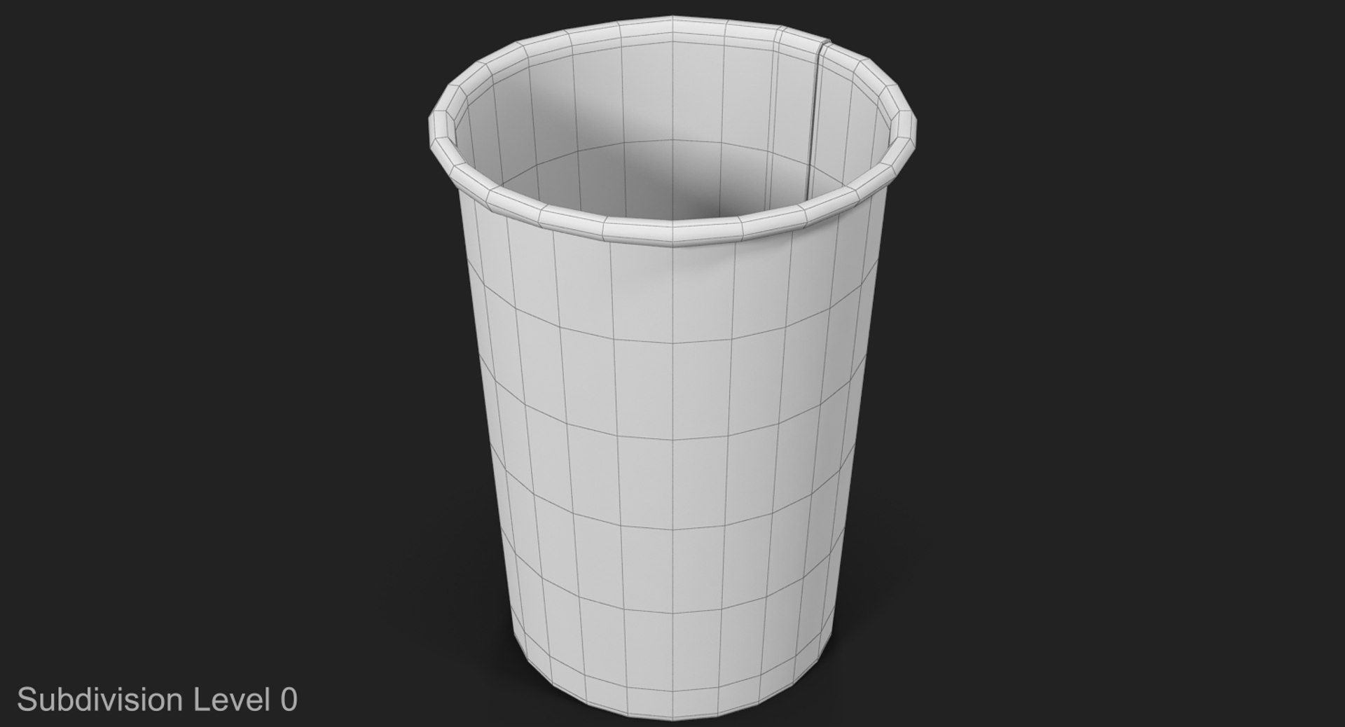 Paper Cup 3d Model