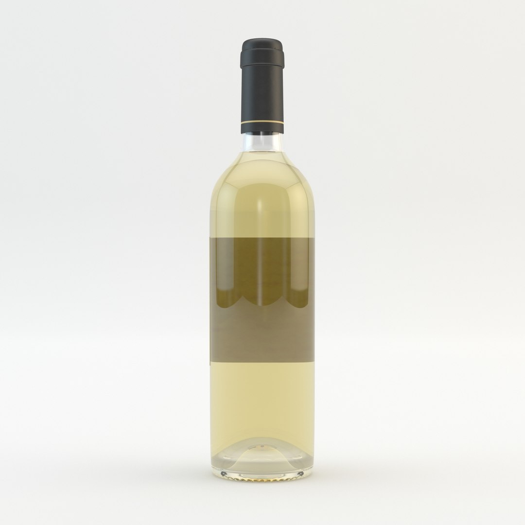 3d Model White Wine