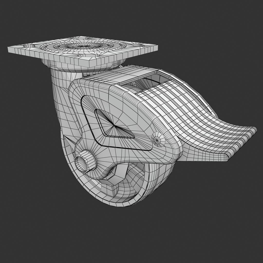 3d Max Caster Wheel