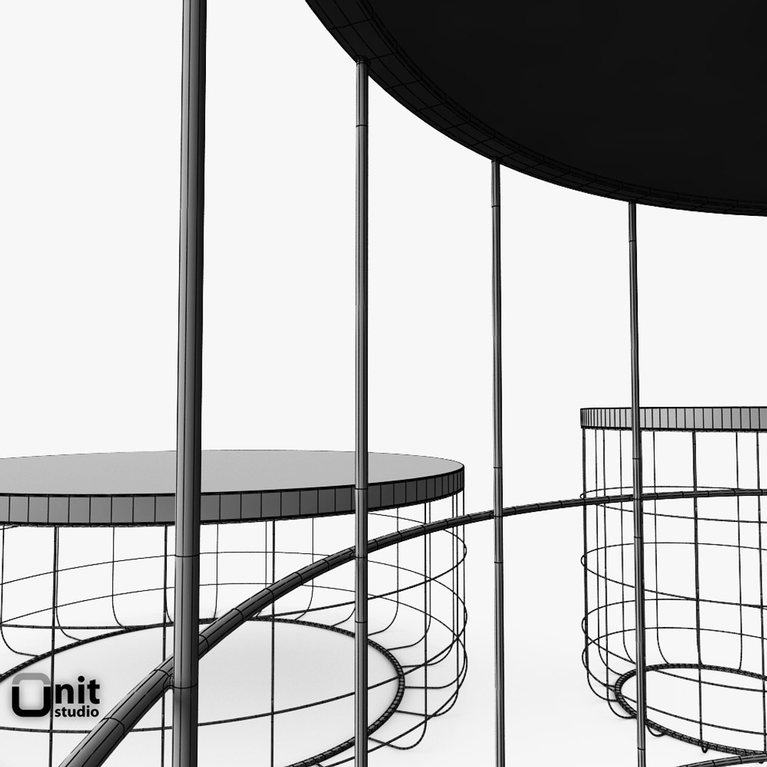 3d Model 3 Table Wire Group