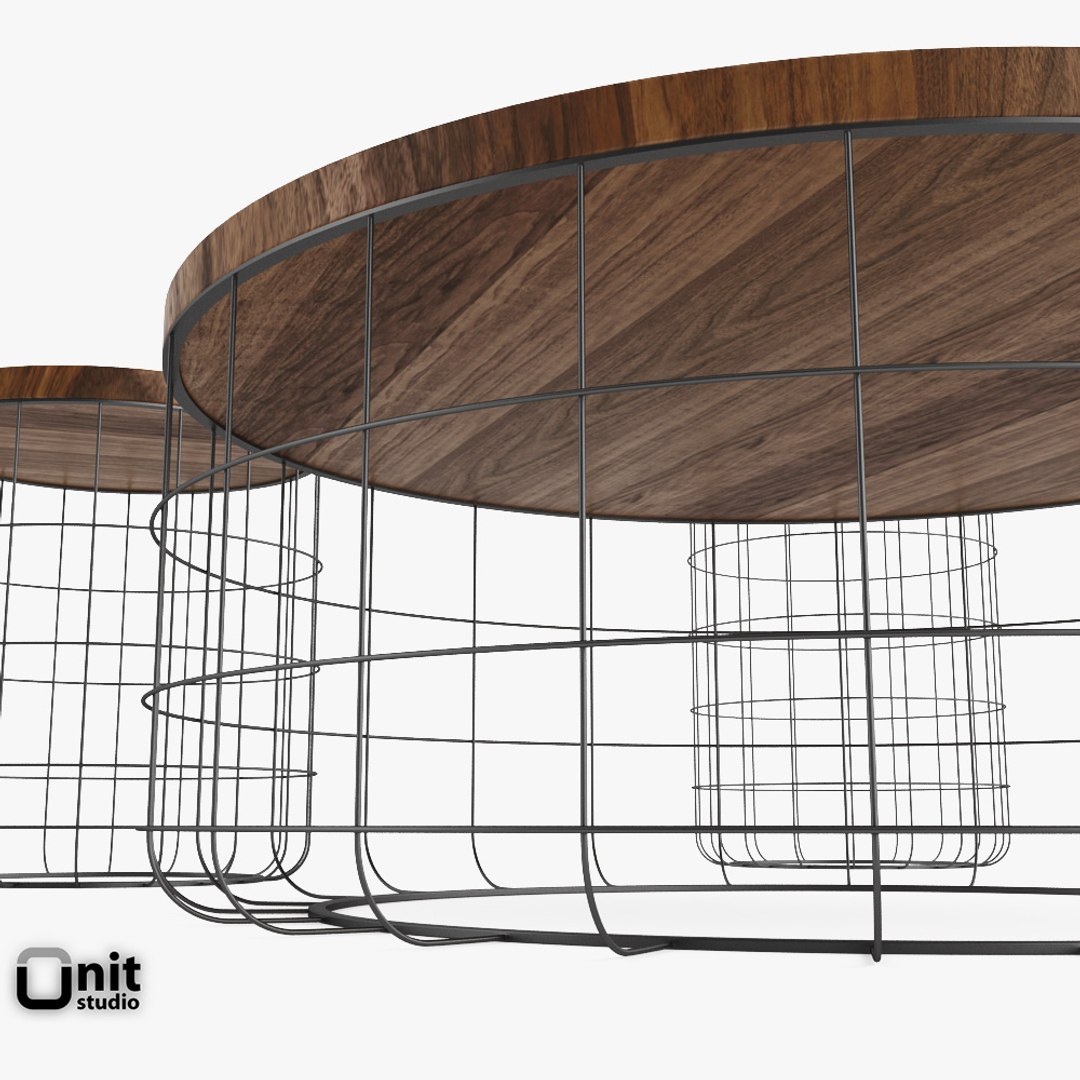 3d Model 3 Table Wire Group