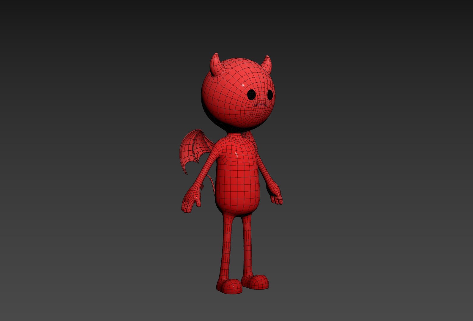 3D Model Character271 Devil - TurboSquid 2196264