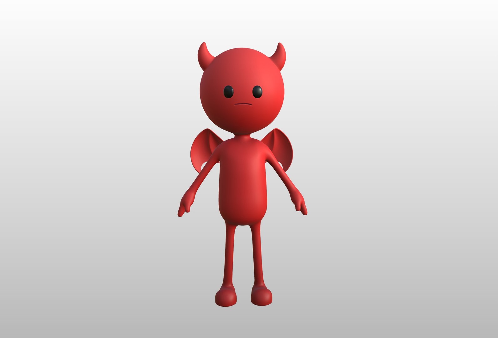 3D Model Character271 Devil - TurboSquid 2196264