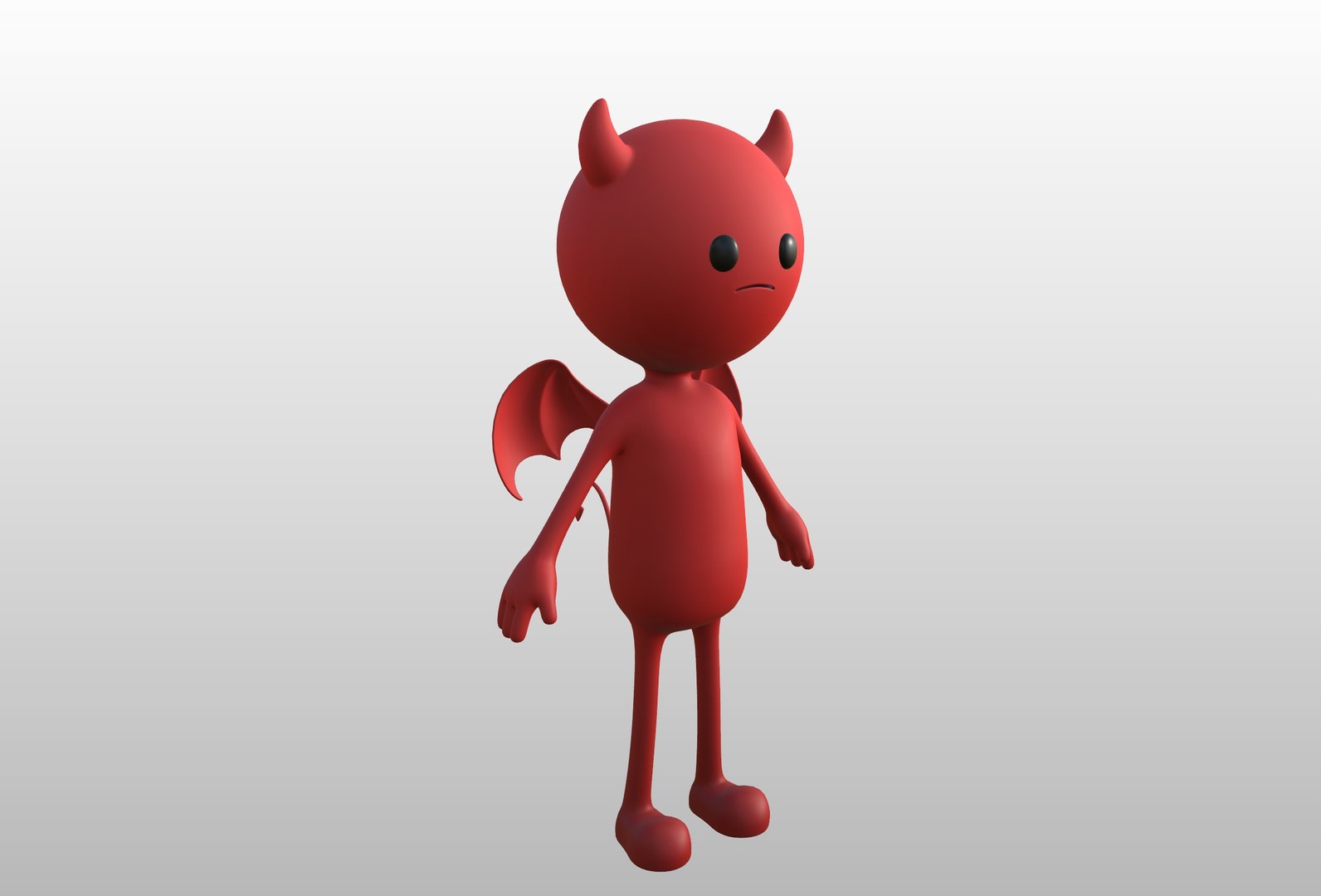 3D Model Character271 Devil - TurboSquid 2196264