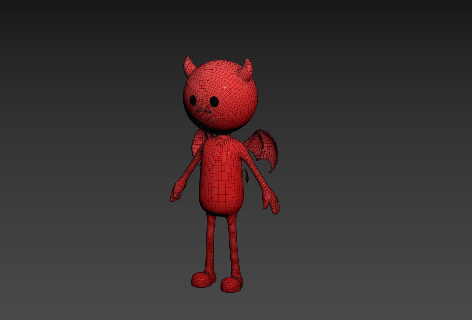 3D Model Character271 Devil - TurboSquid 2196264