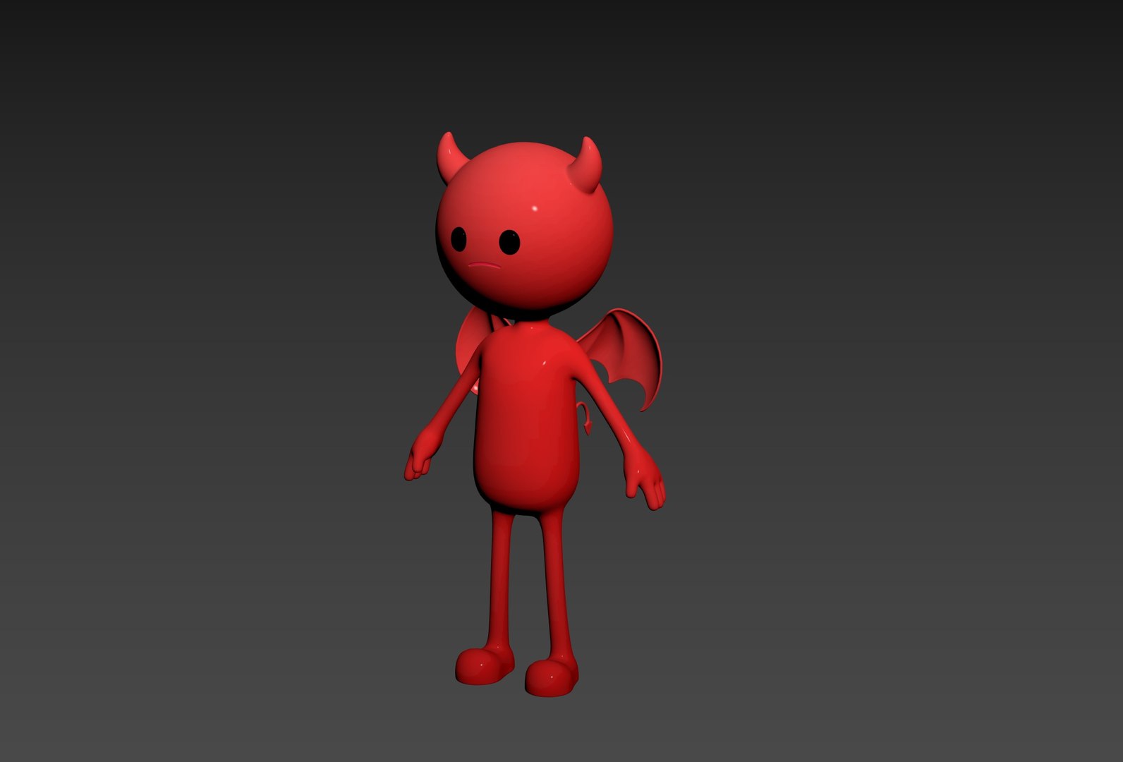 3D Model Character271 Devil - TurboSquid 2196264