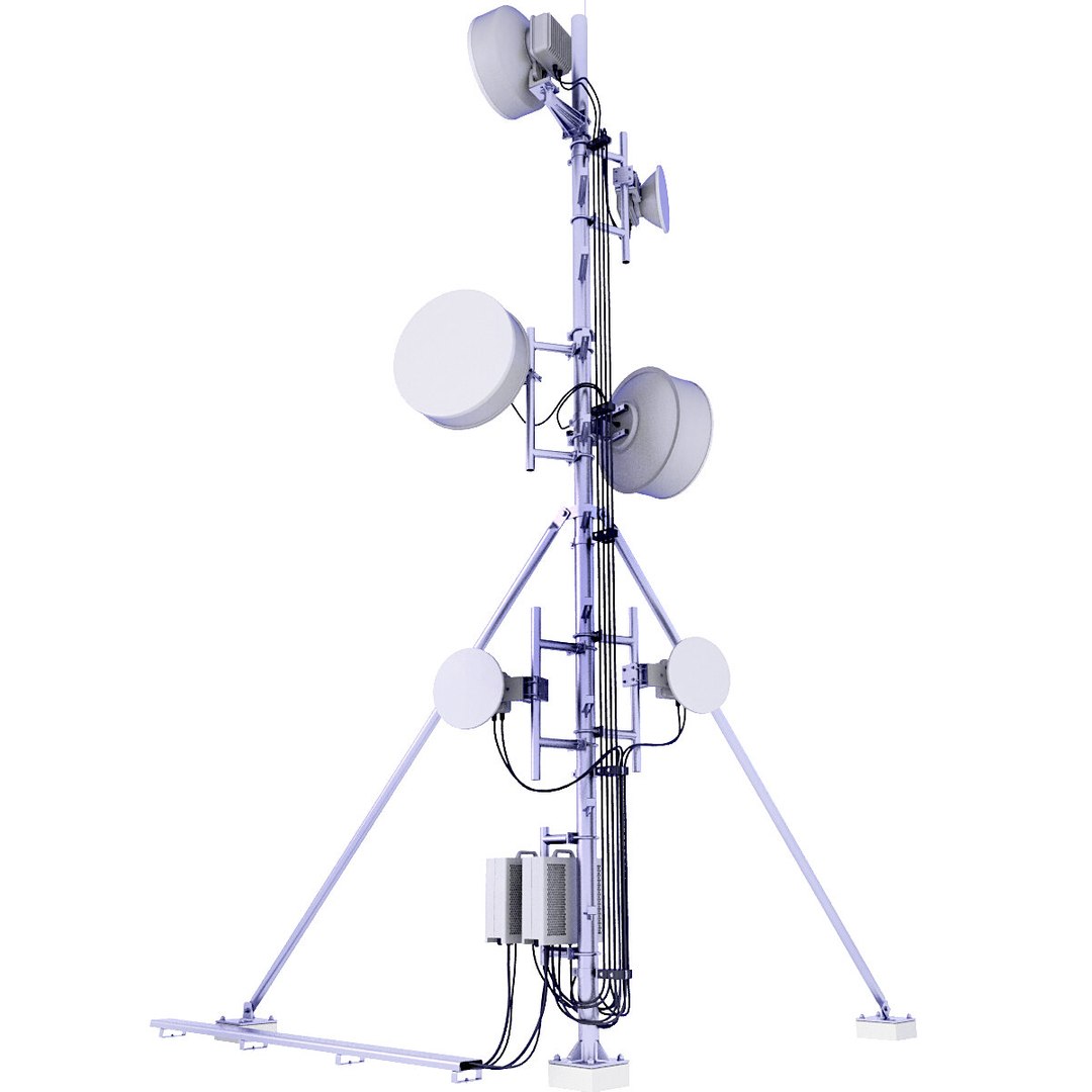 Roof Cell Phone Tower 29 3D - TurboSquid 1847926