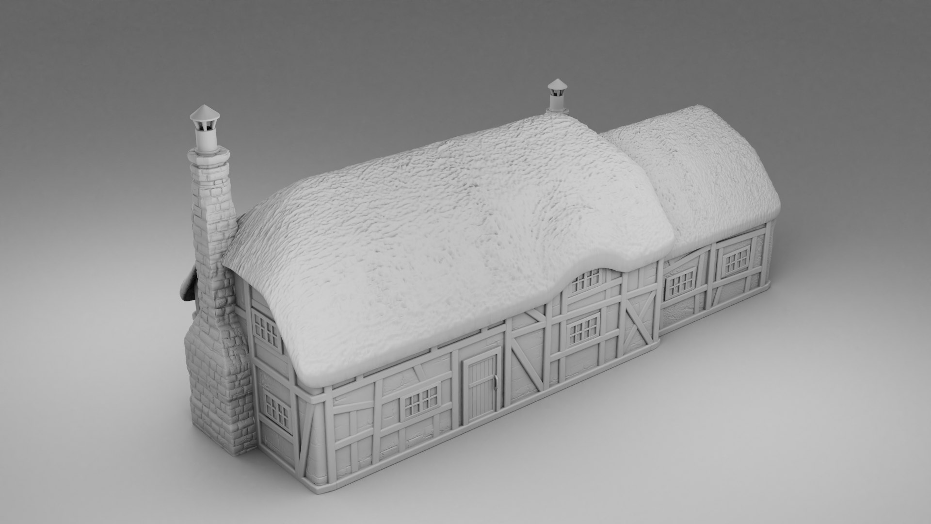 Vikings Barn 3D - TurboSquid 1696425