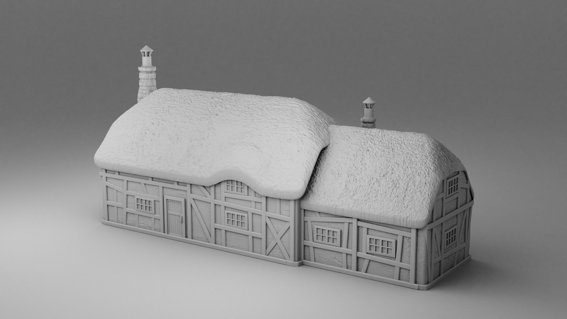 Vikings Barn 3D - TurboSquid 1696425