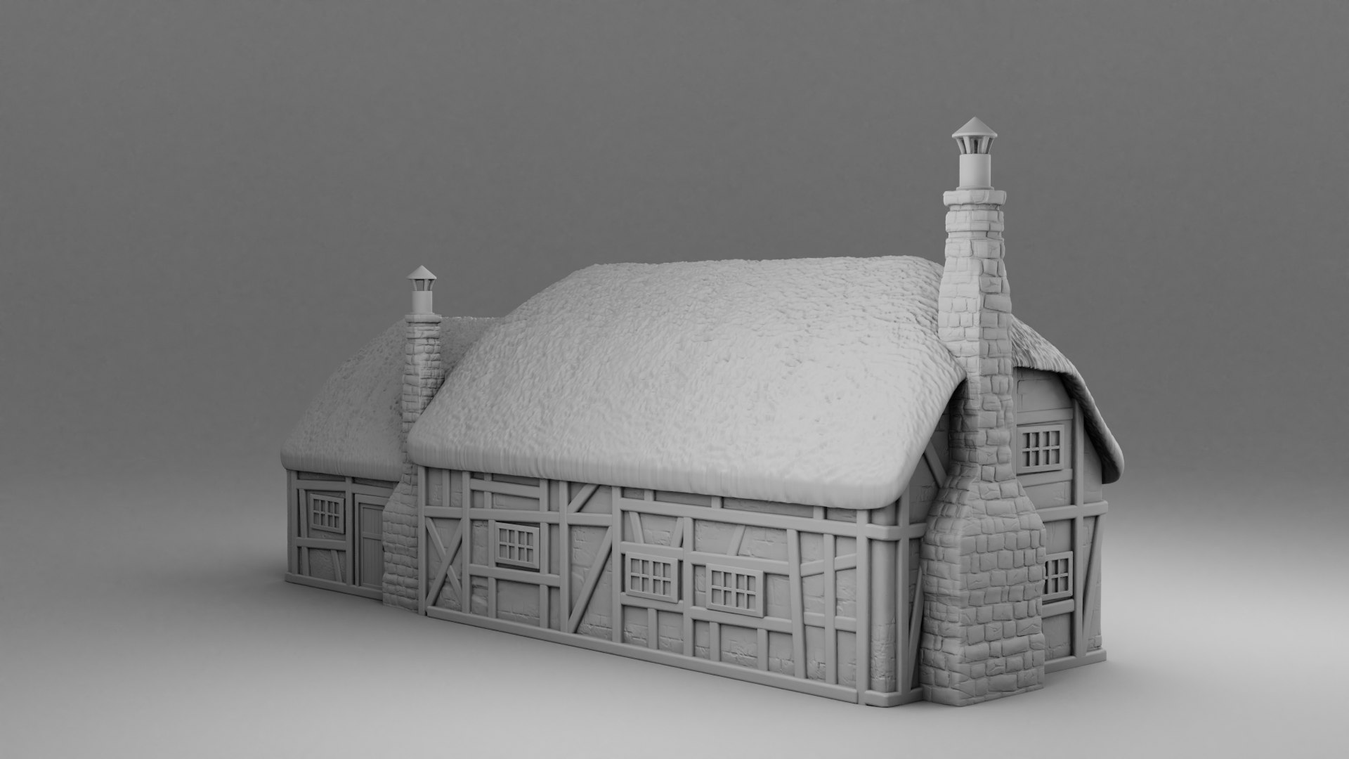 Vikings Barn 3D - TurboSquid 1696425