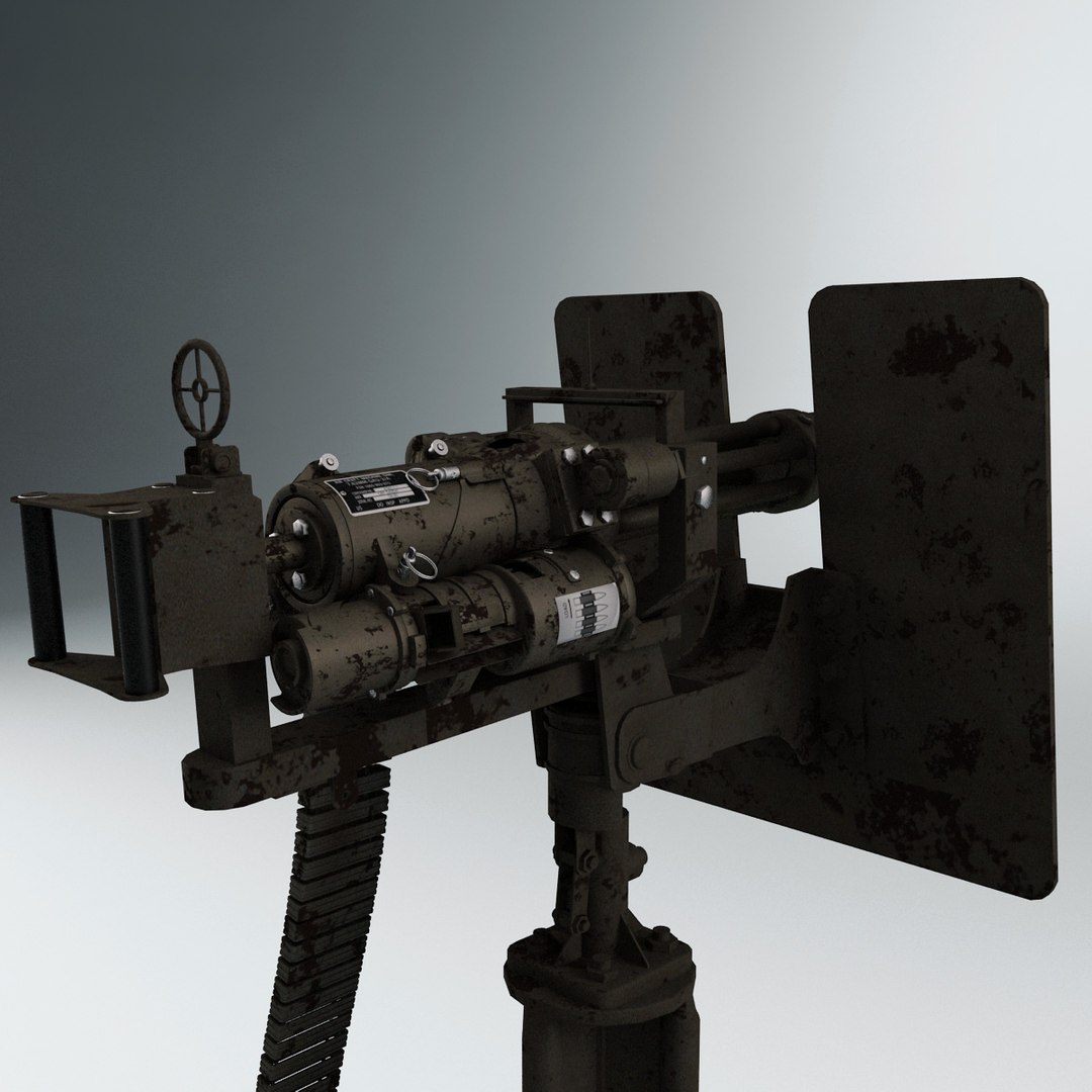 3ds Navy Minigun M134