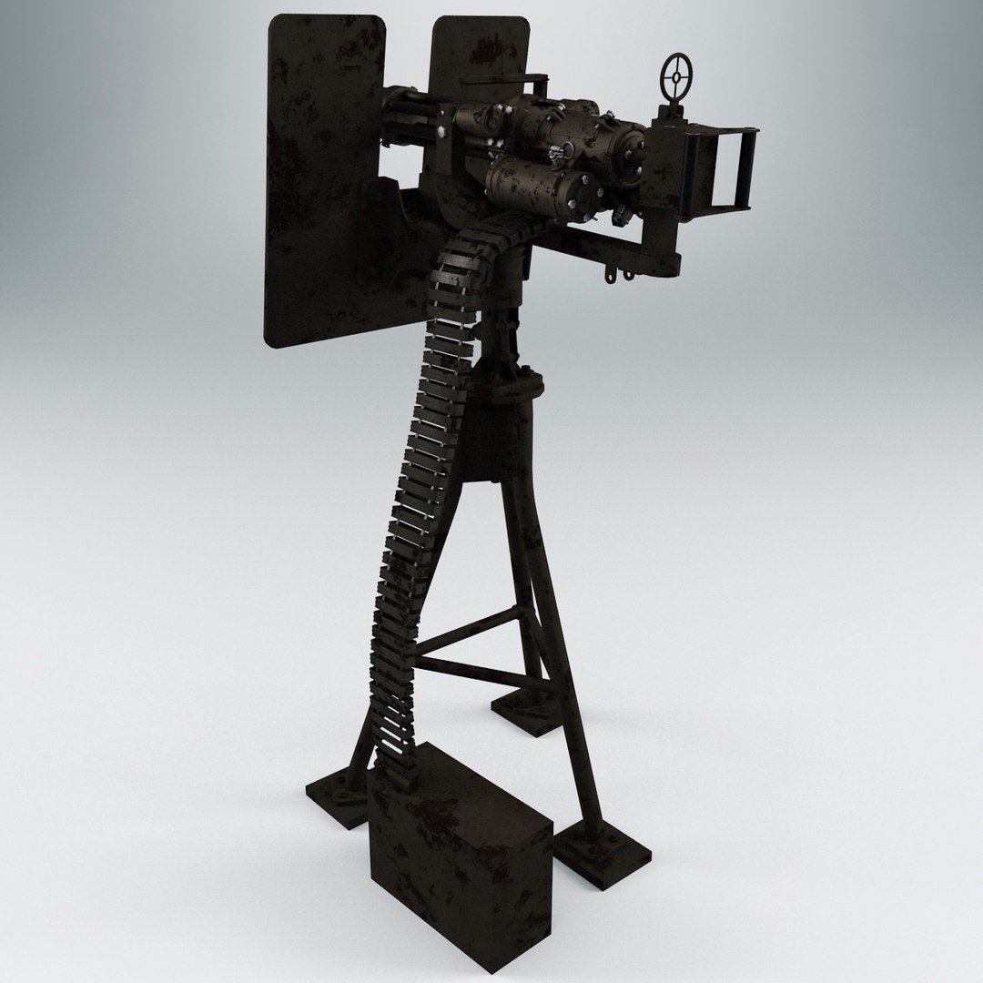 3ds Navy Minigun M134