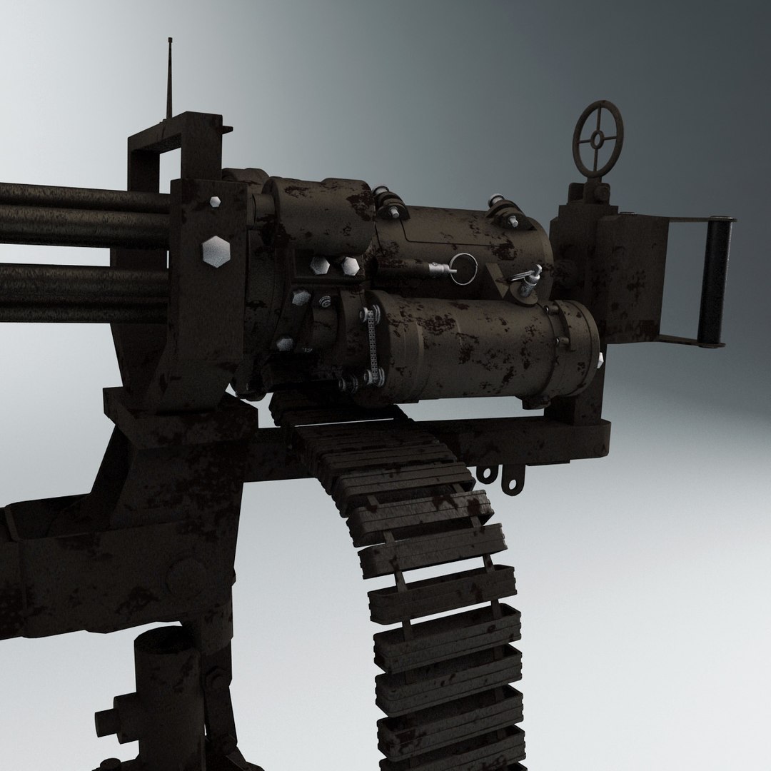 3ds Navy Minigun M134