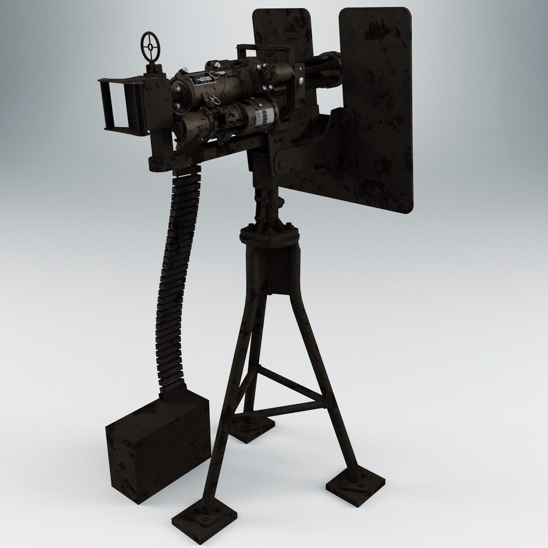 3ds Navy Minigun M134