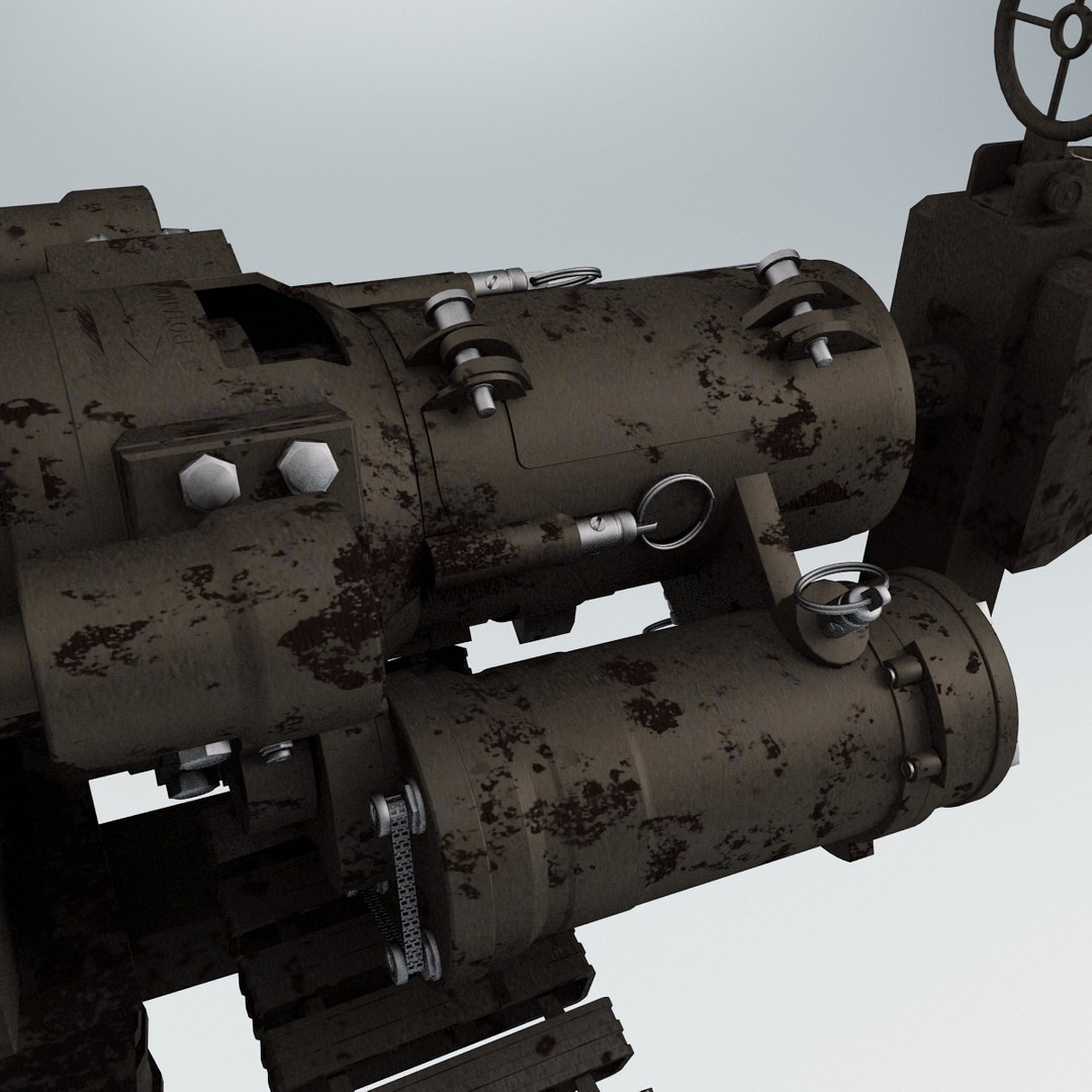 3ds Navy Minigun M134