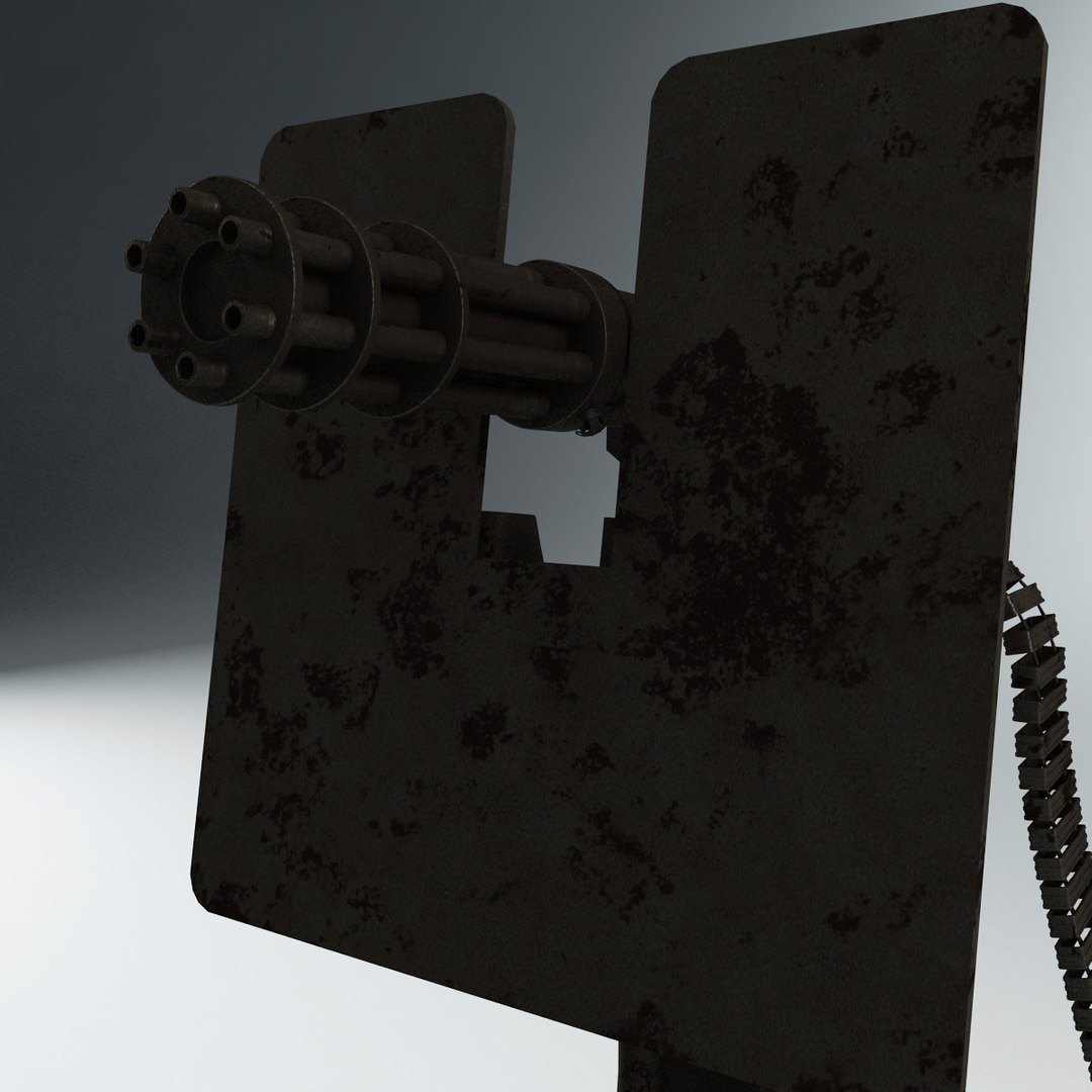 3ds Navy Minigun M134