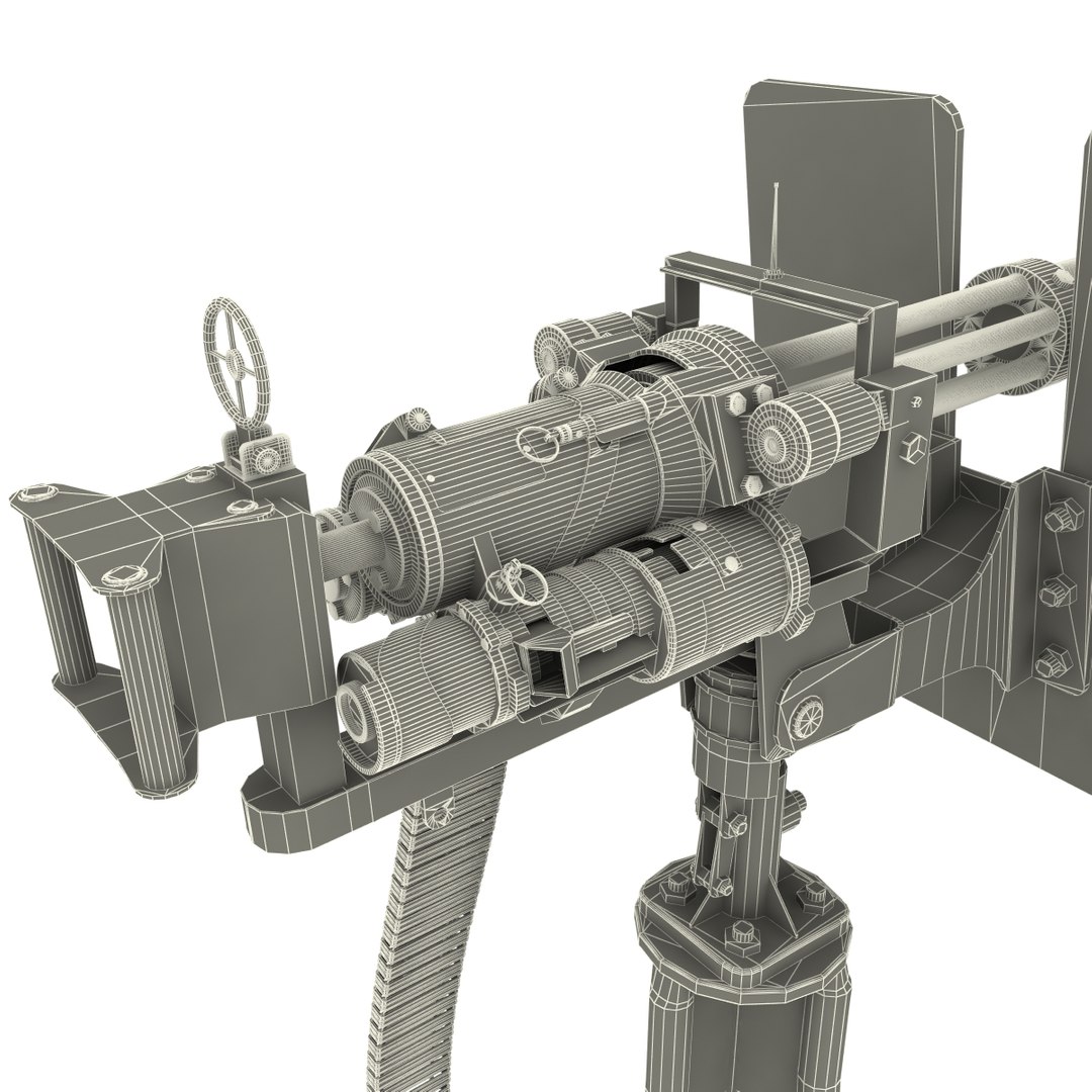 3ds navy minigun m134