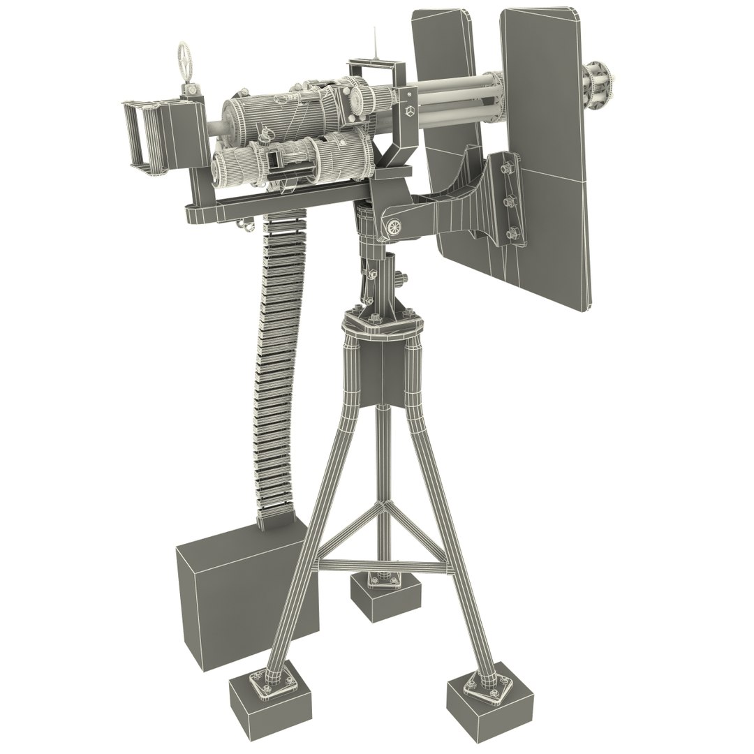 3ds Navy Minigun M134