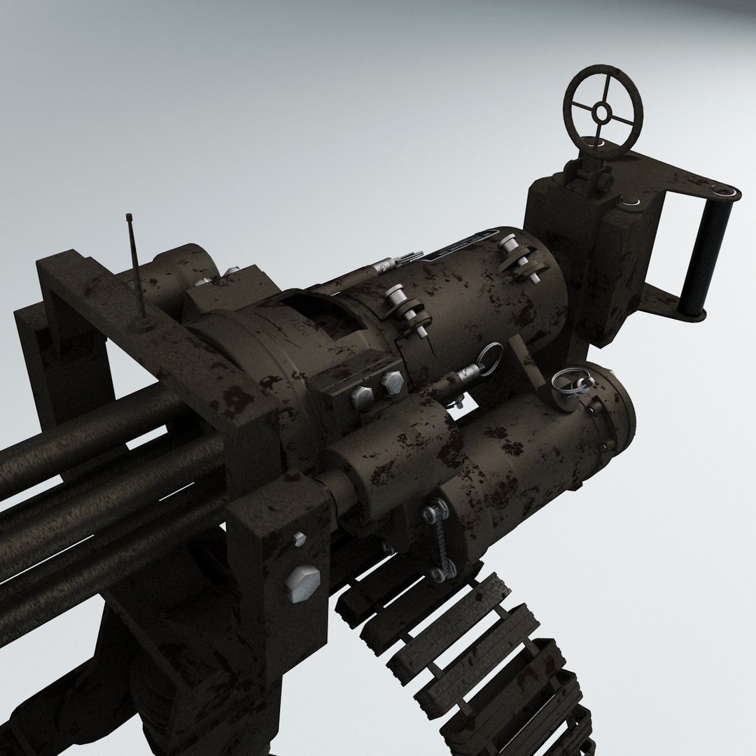 3ds Navy Minigun M134