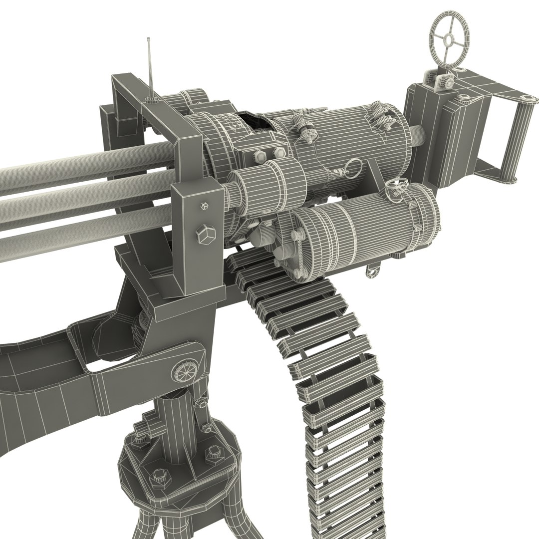 3ds Navy Minigun M134