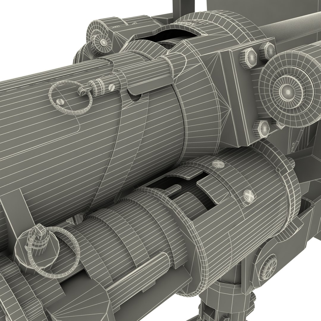 3ds navy minigun m134