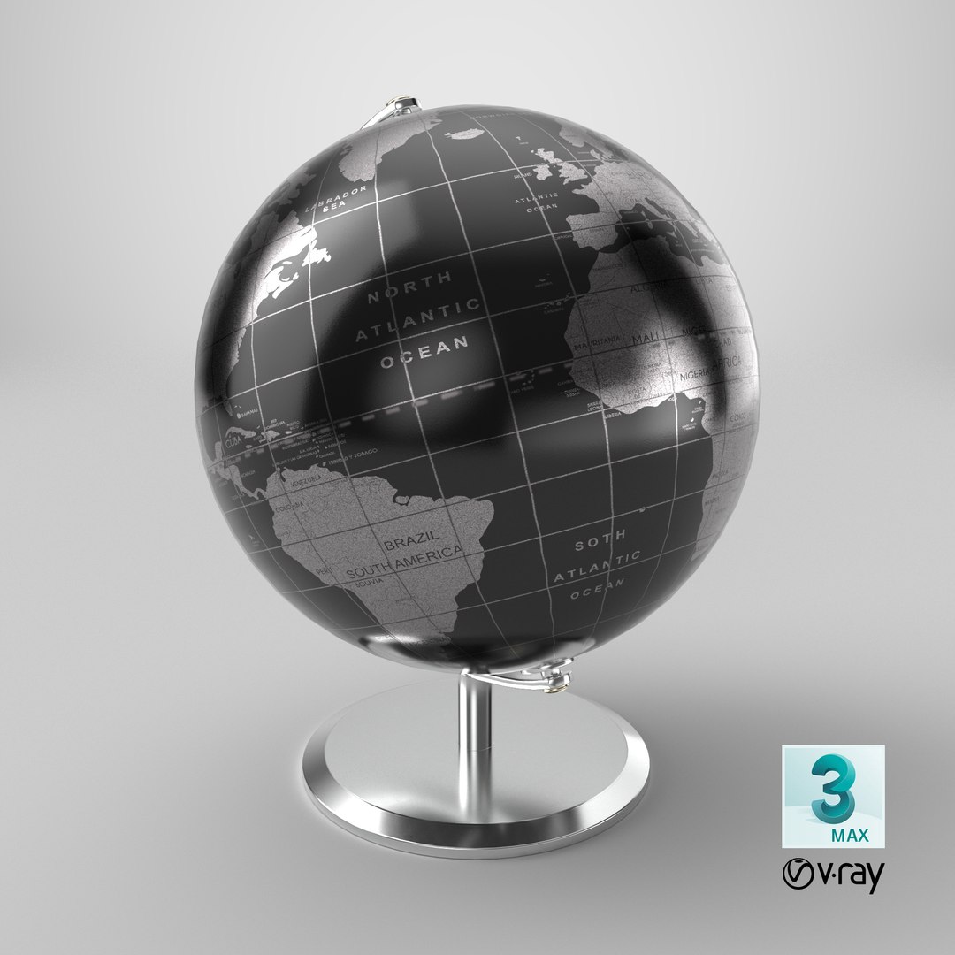 Globe Type 03 3D Model - TurboSquid 2194075