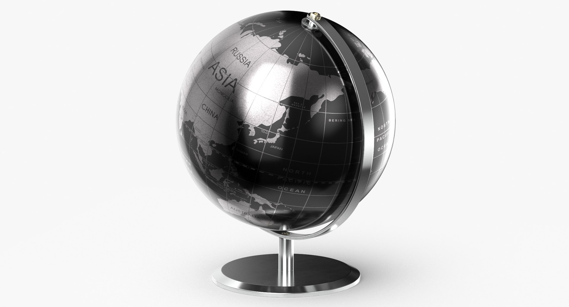 Globe Type 03 3D Model - TurboSquid 2194075