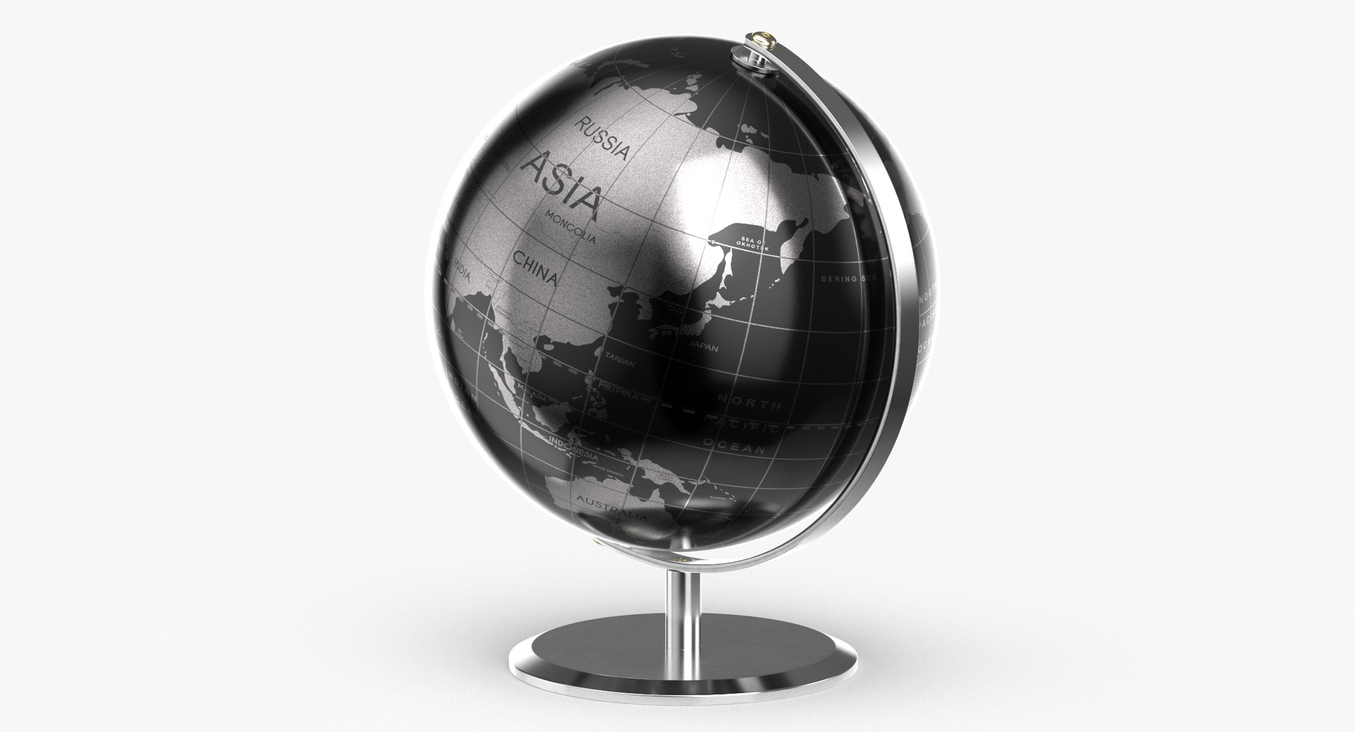 Globe Type 03 3D Model - TurboSquid 2194075