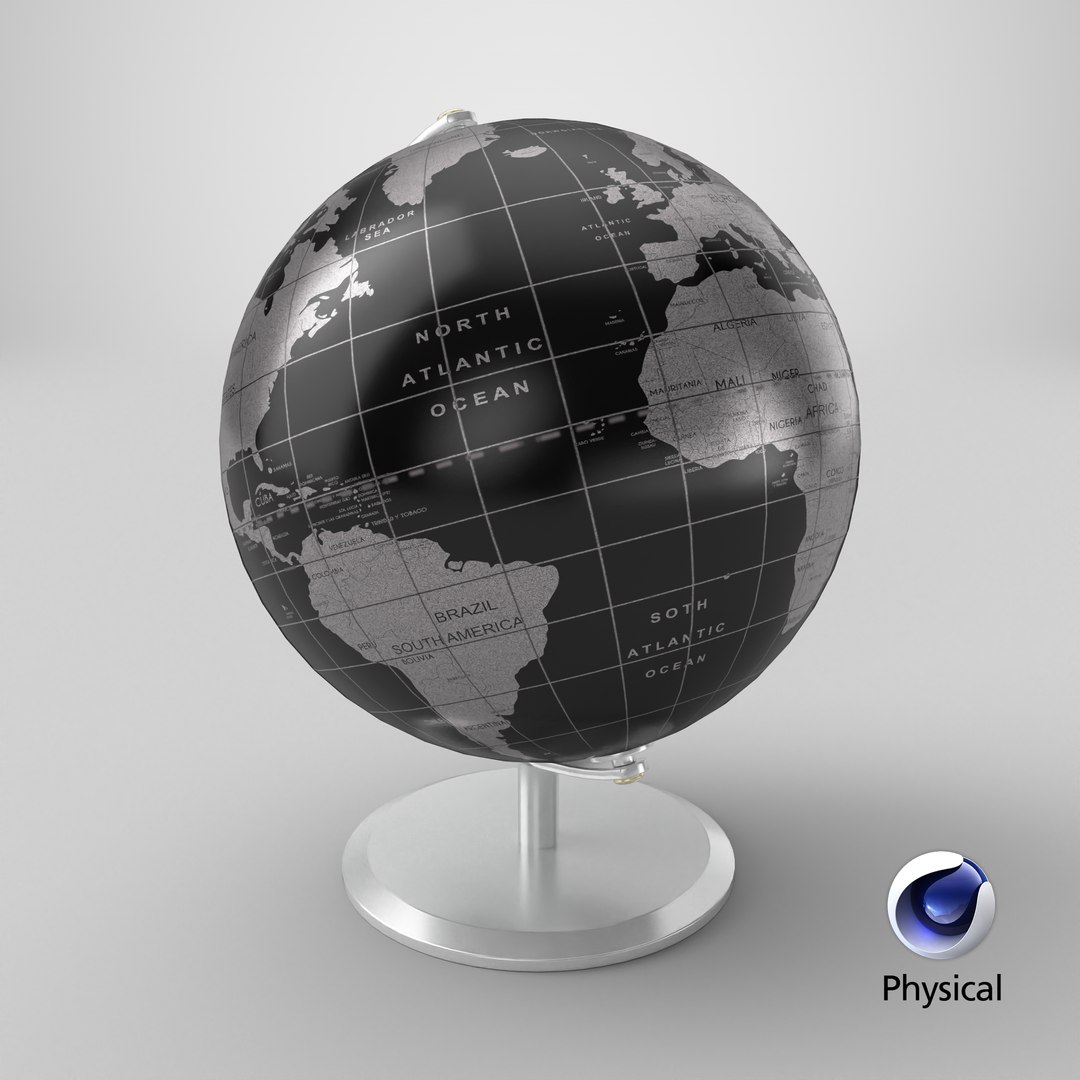 Globe Type 03 3D Model - TurboSquid 2194075