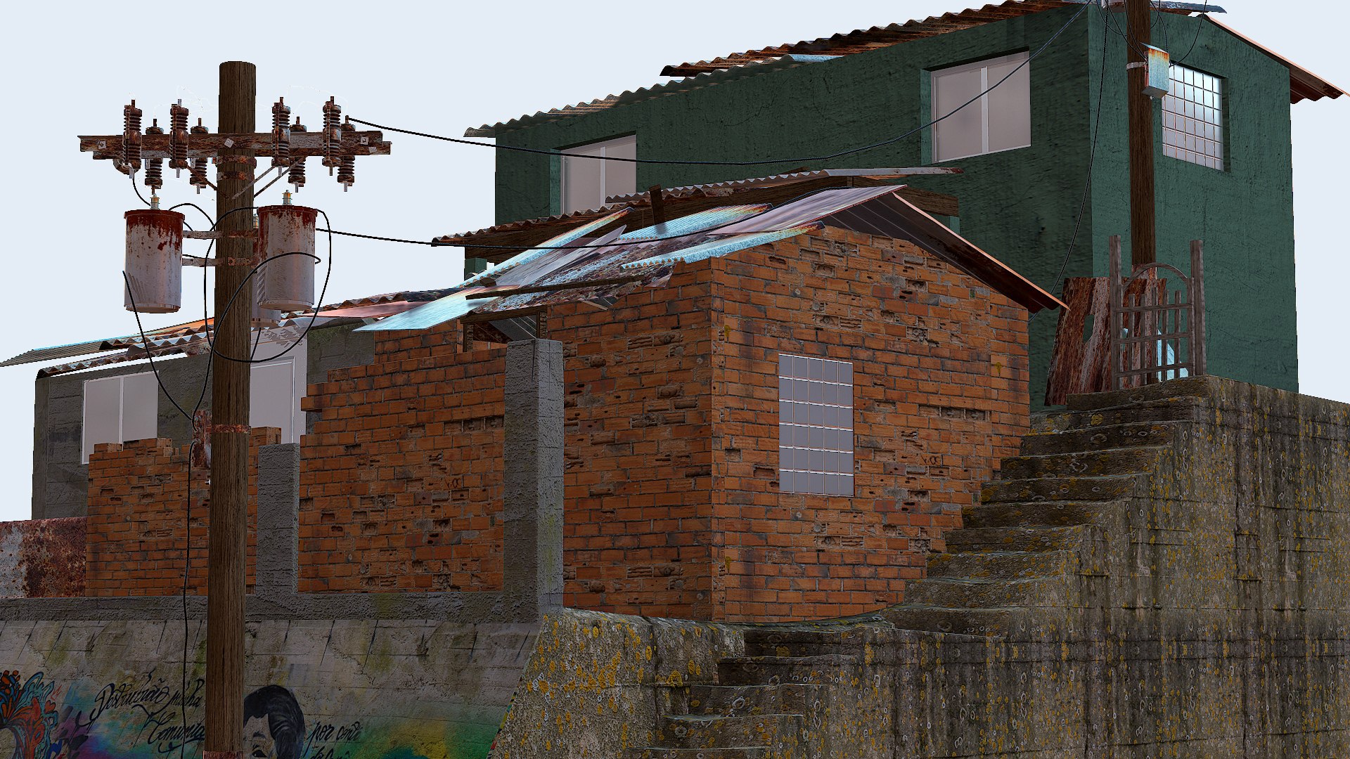 favelas 3d max