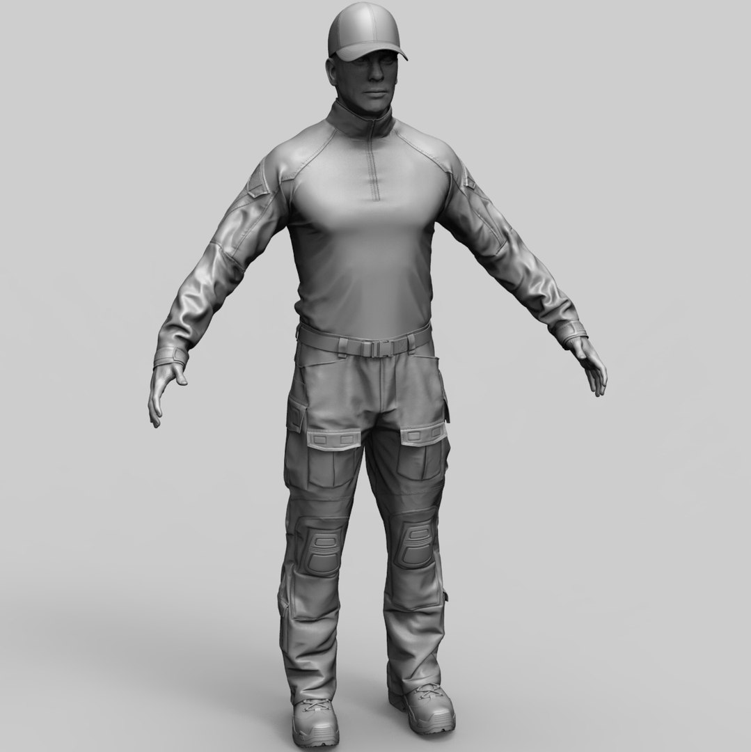 3D army soldier model - TurboSquid 1352930