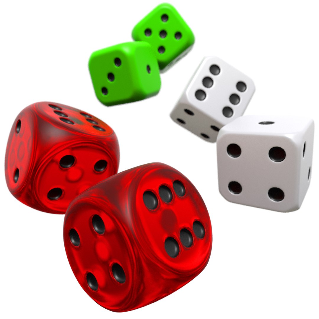 3D dice model - TurboSquid 1537973