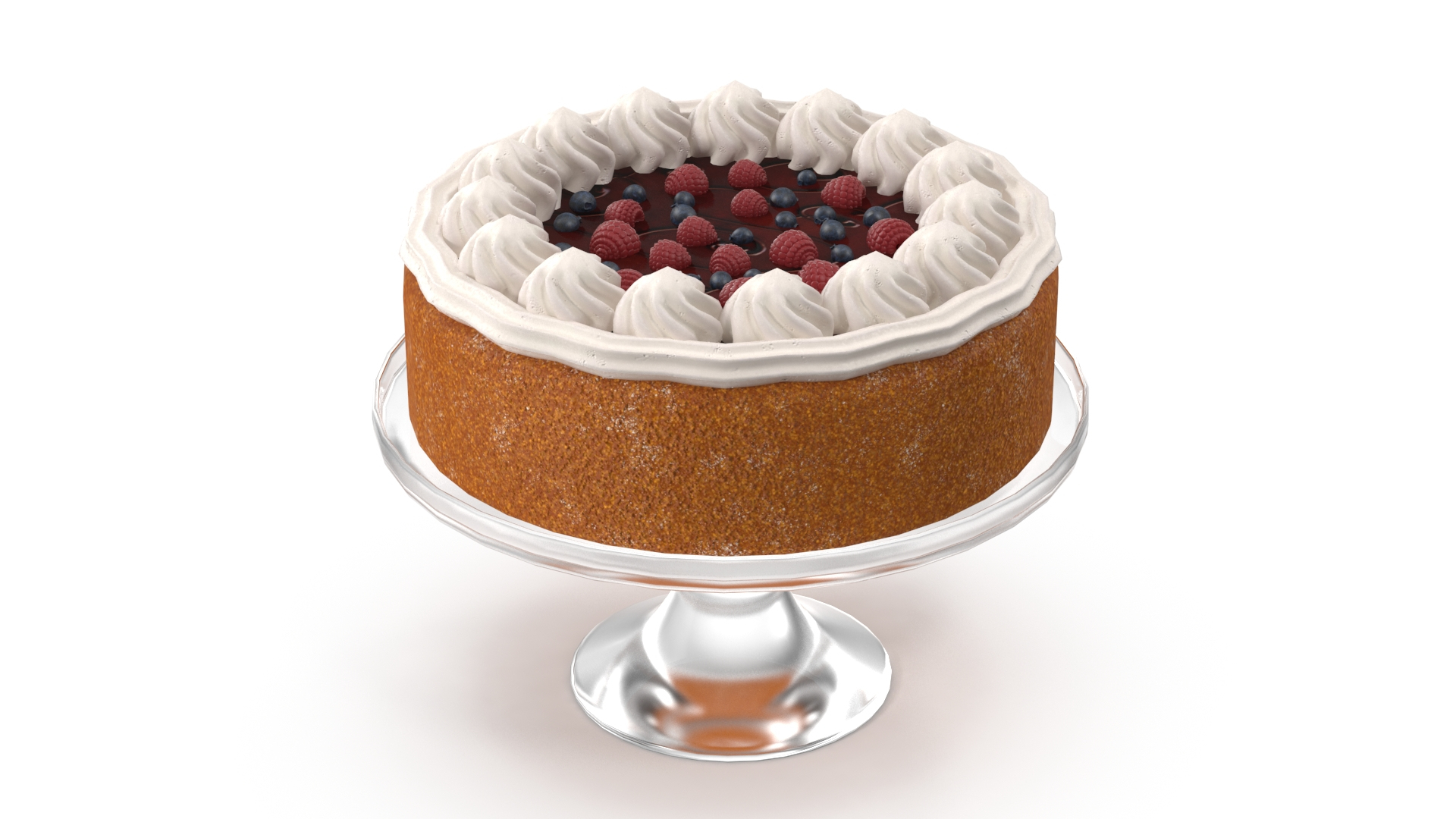 Cake Berry 3D - TurboSquid 1209336