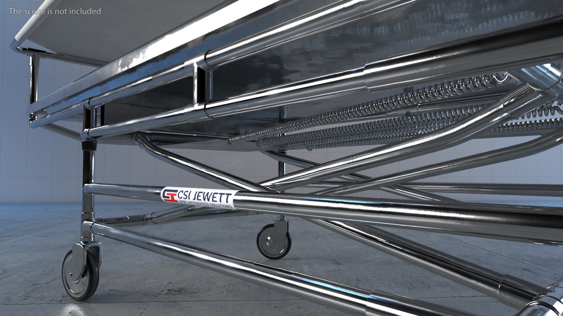 3D Model Covered Morgue Gurney CSI Jevett Rigged - TurboSquid 2015856