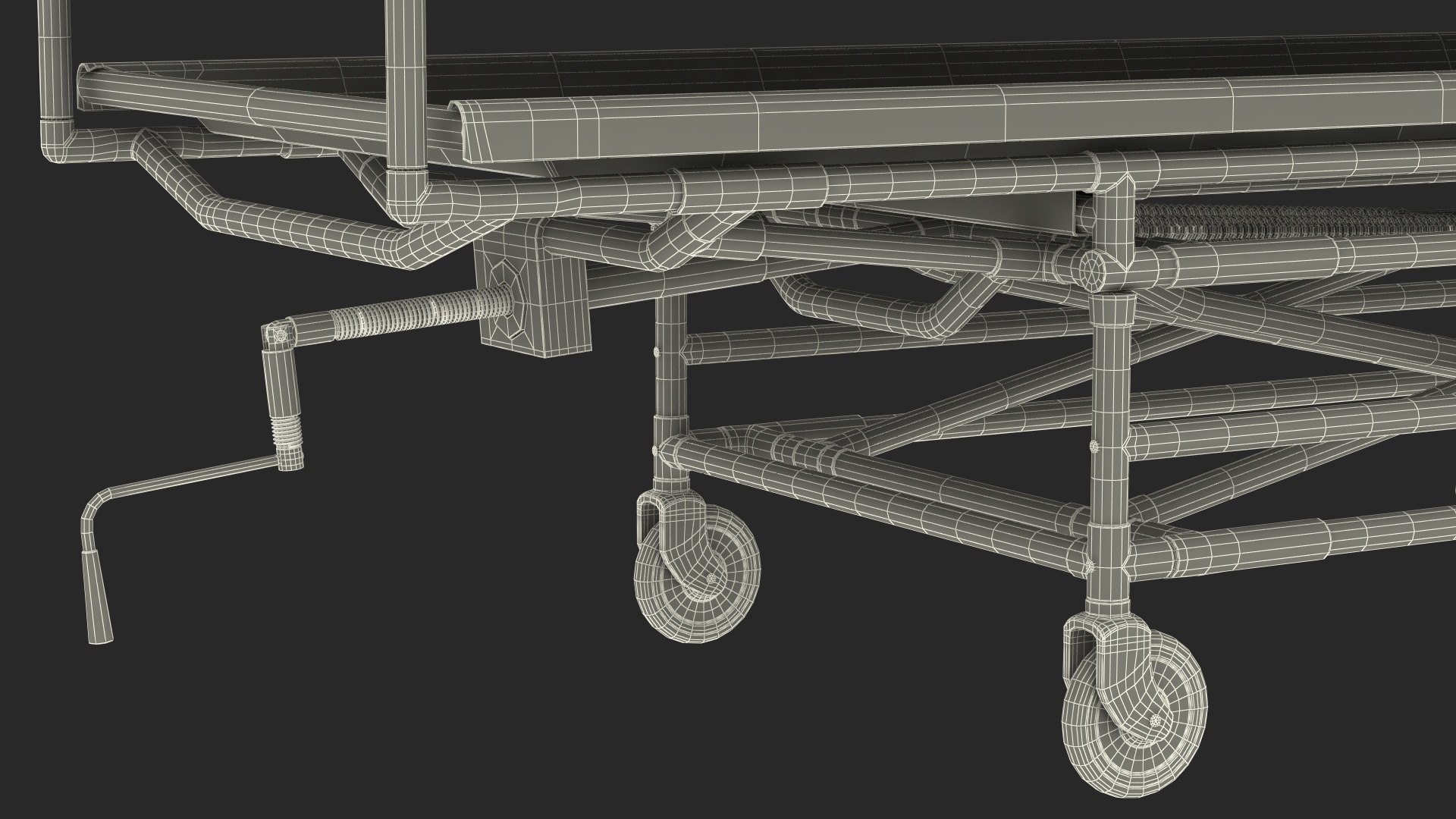 3D model Covered Morgue Gurney CSI Jevett Rigged - TurboSquid 2015856