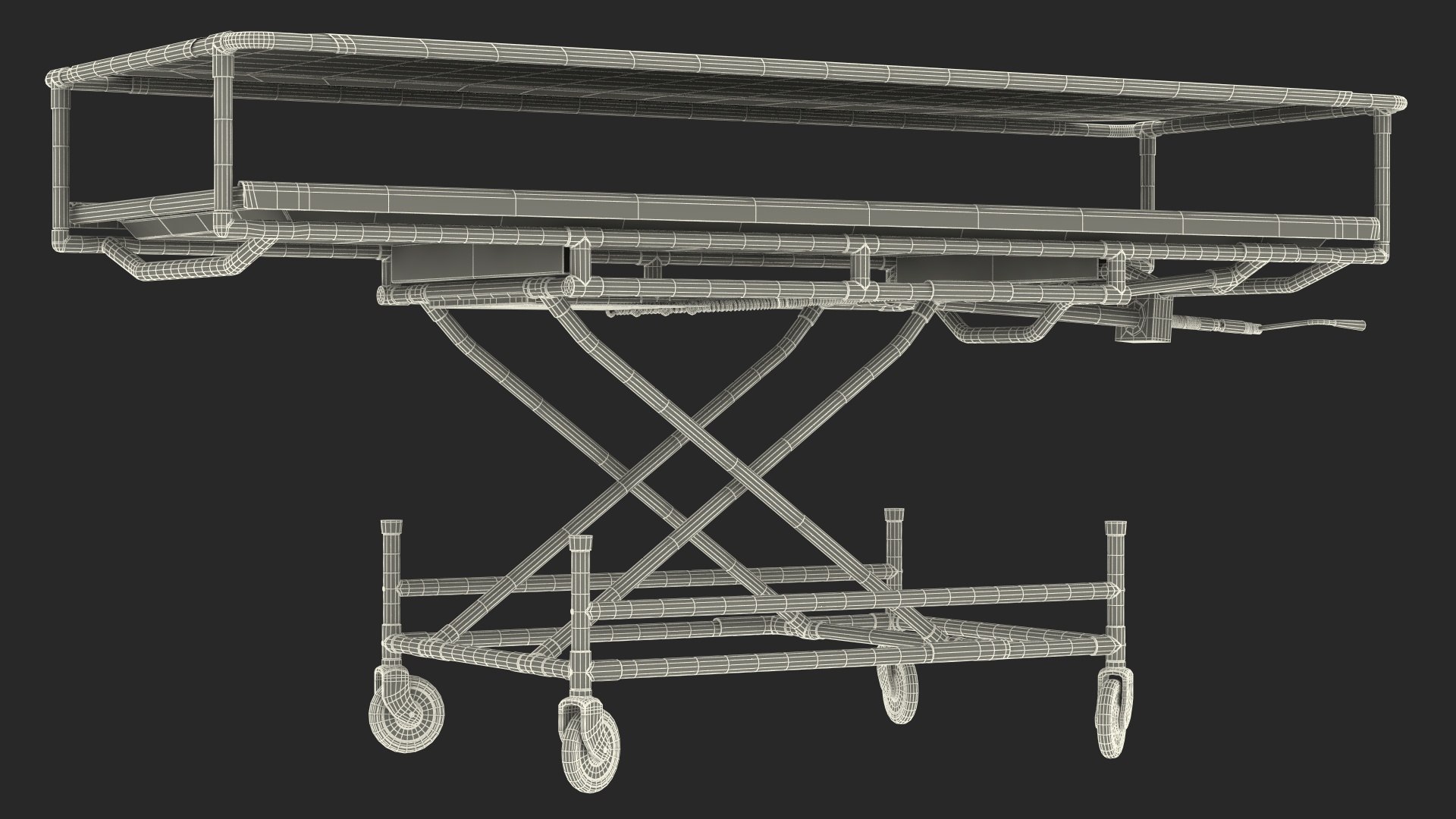 3D model Covered Morgue Gurney CSI Jevett Rigged - TurboSquid 2015856