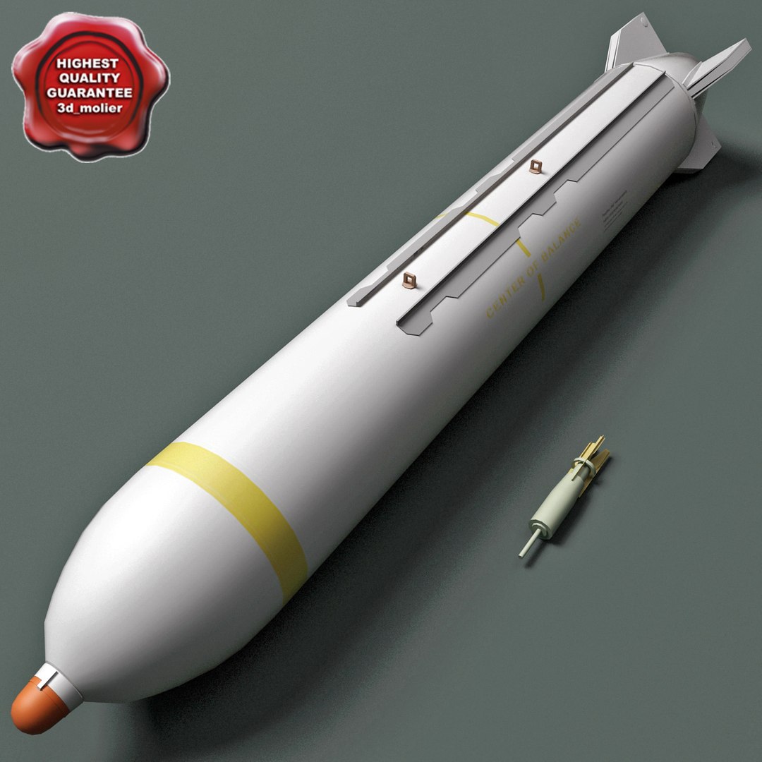 aircraft bomb mk-20 rockeye 3d model