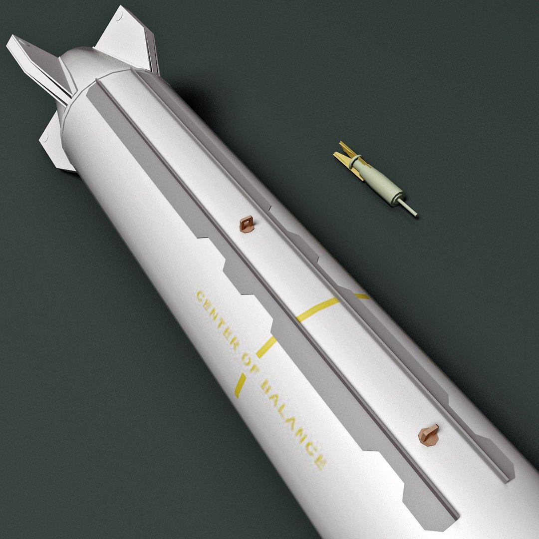 aircraft bomb mk-20 rockeye 3d model