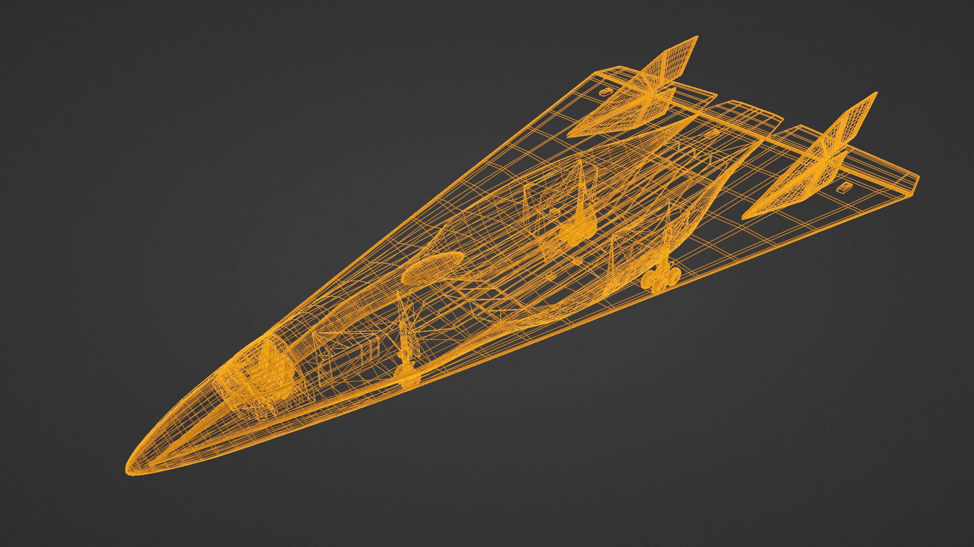 Sr-91 Aurora Spy 3d Model