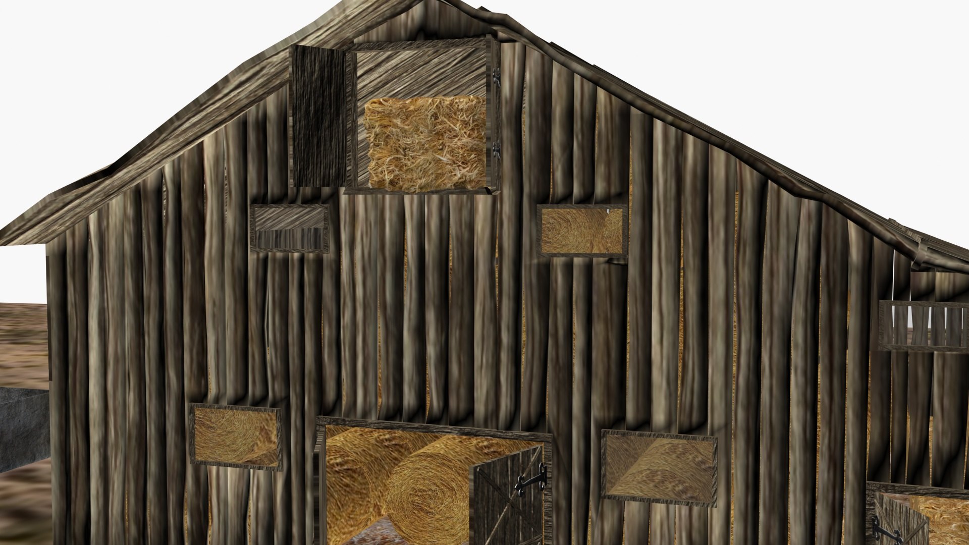 3D OLD BARN - TurboSquid 2264918