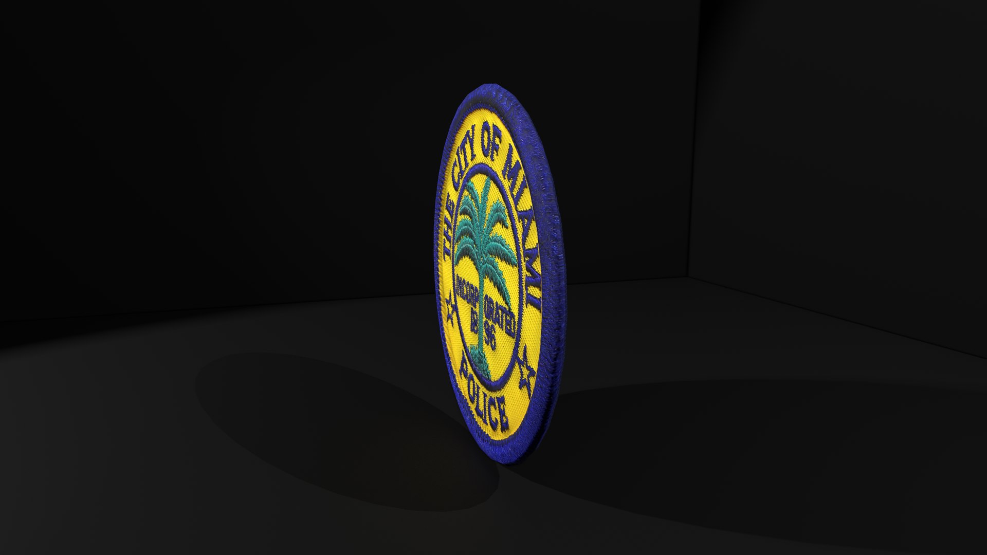 Police Patch-The City Of Mimi 3D Model - TurboSquid 1865910