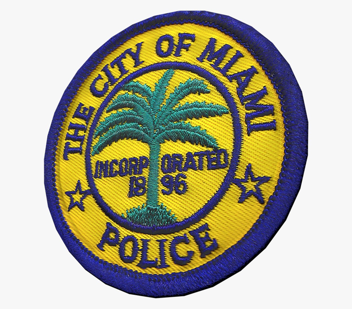 Police Patch-The City Of Mimi 3D Model - TurboSquid 1865910