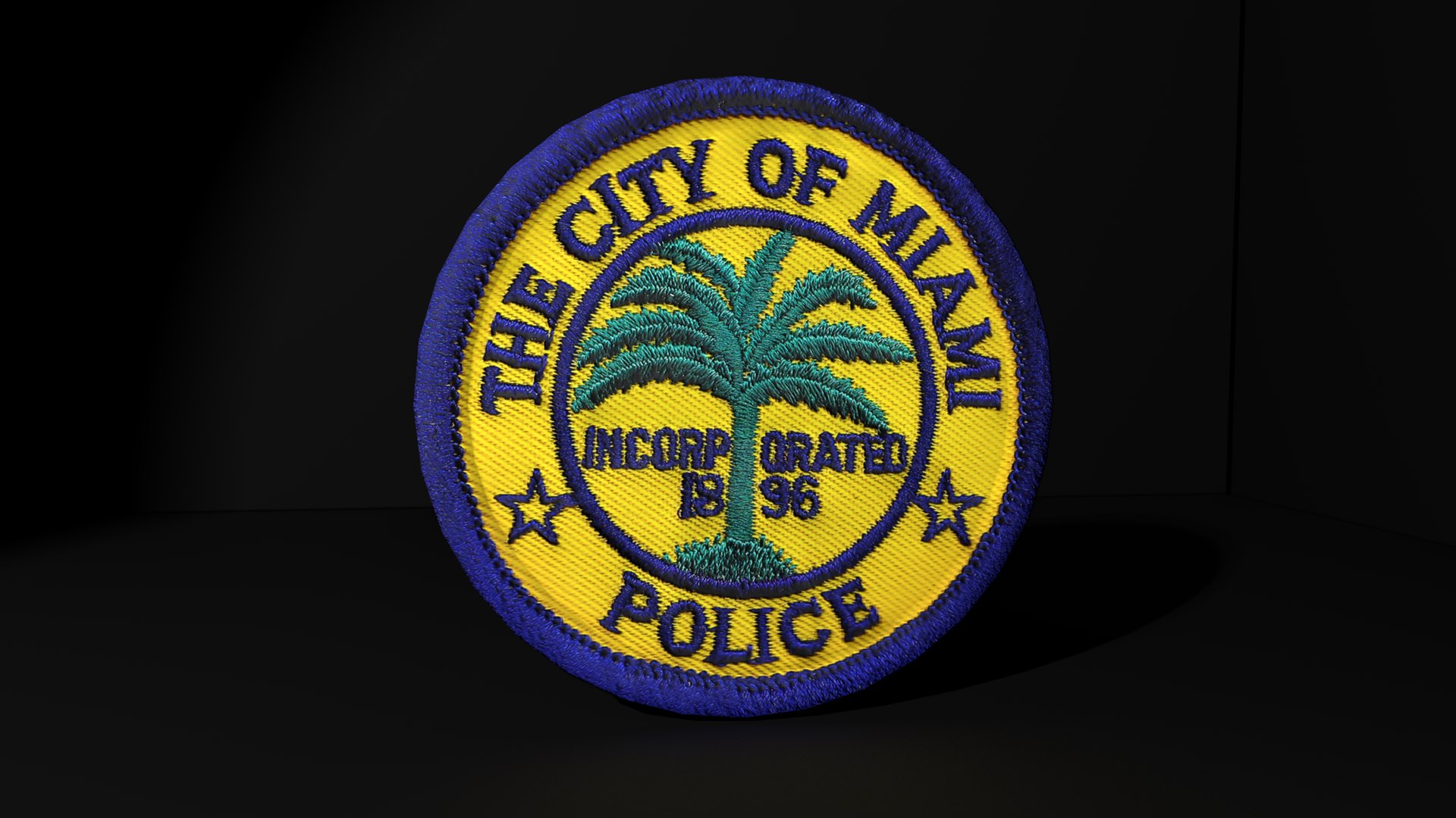 Police Patch-The City Of Mimi 3D Model - TurboSquid 1865910