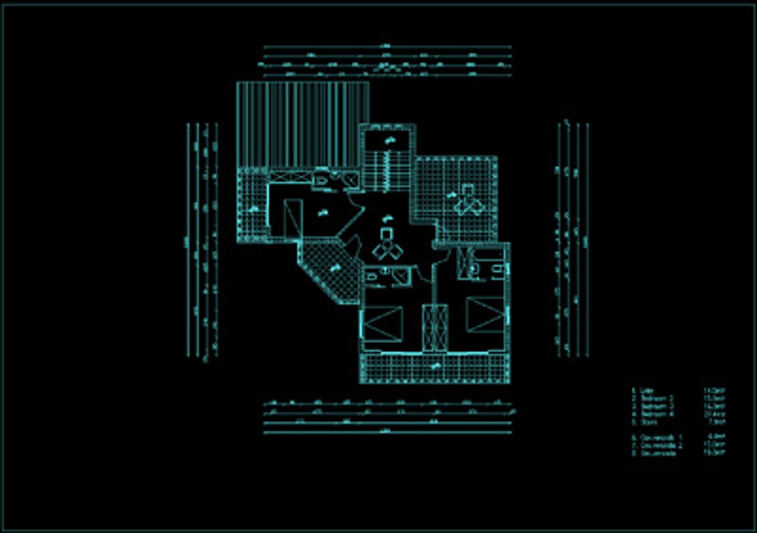 House Architecture 3d Dwg