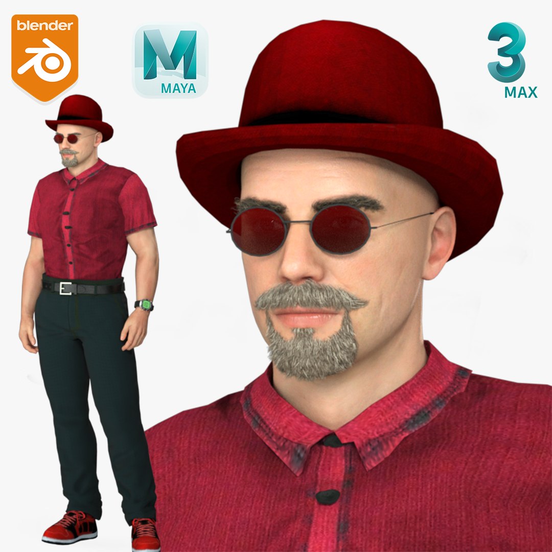 Realistic Man Rigged 3D Model 3D model - TurboSquid 2098948