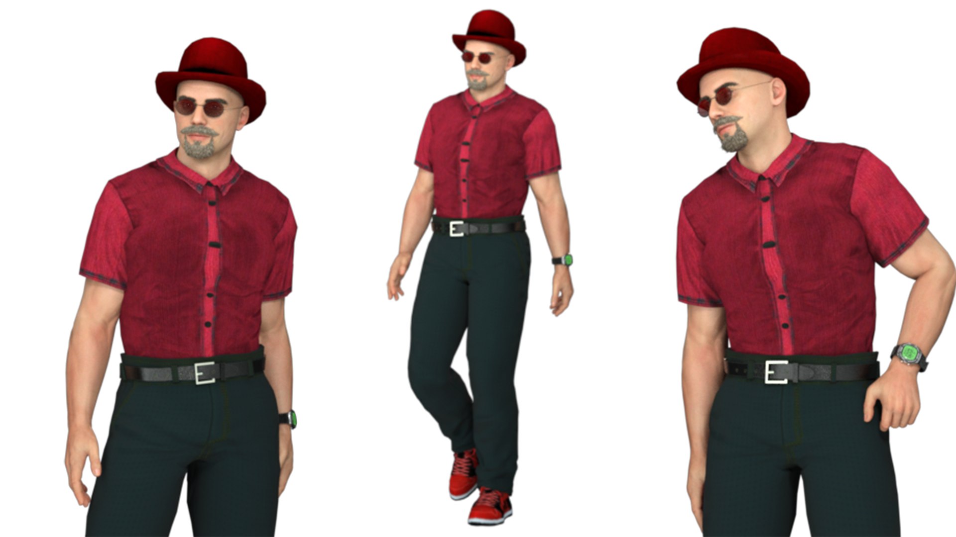 Realistic Man Rigged 3D Model 3D model - TurboSquid 2098948