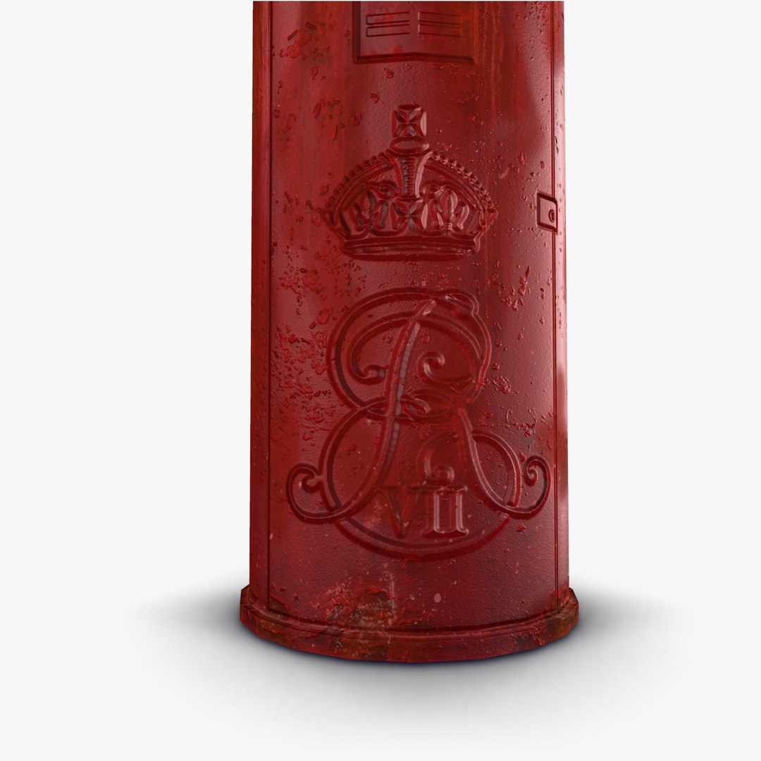 Old Post Box 3d Fbx