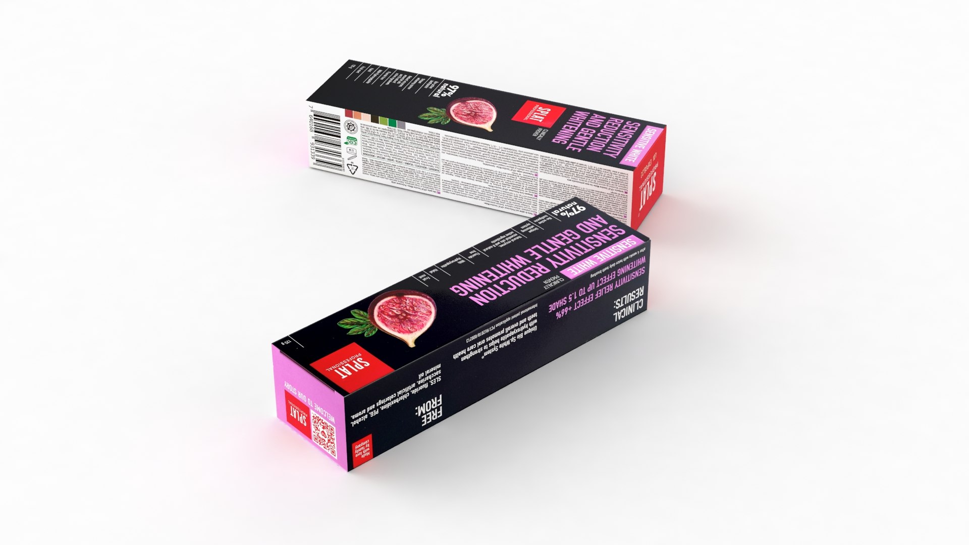 Splat Professional Sensitive White Toothpaste Box 125g 2021 3D Model ...