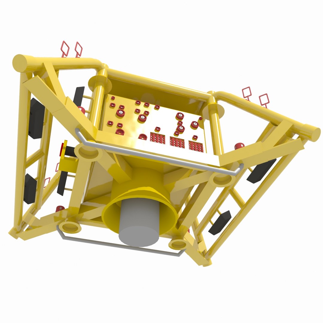 Subsea Tree 3D Model - TurboSquid 1346992